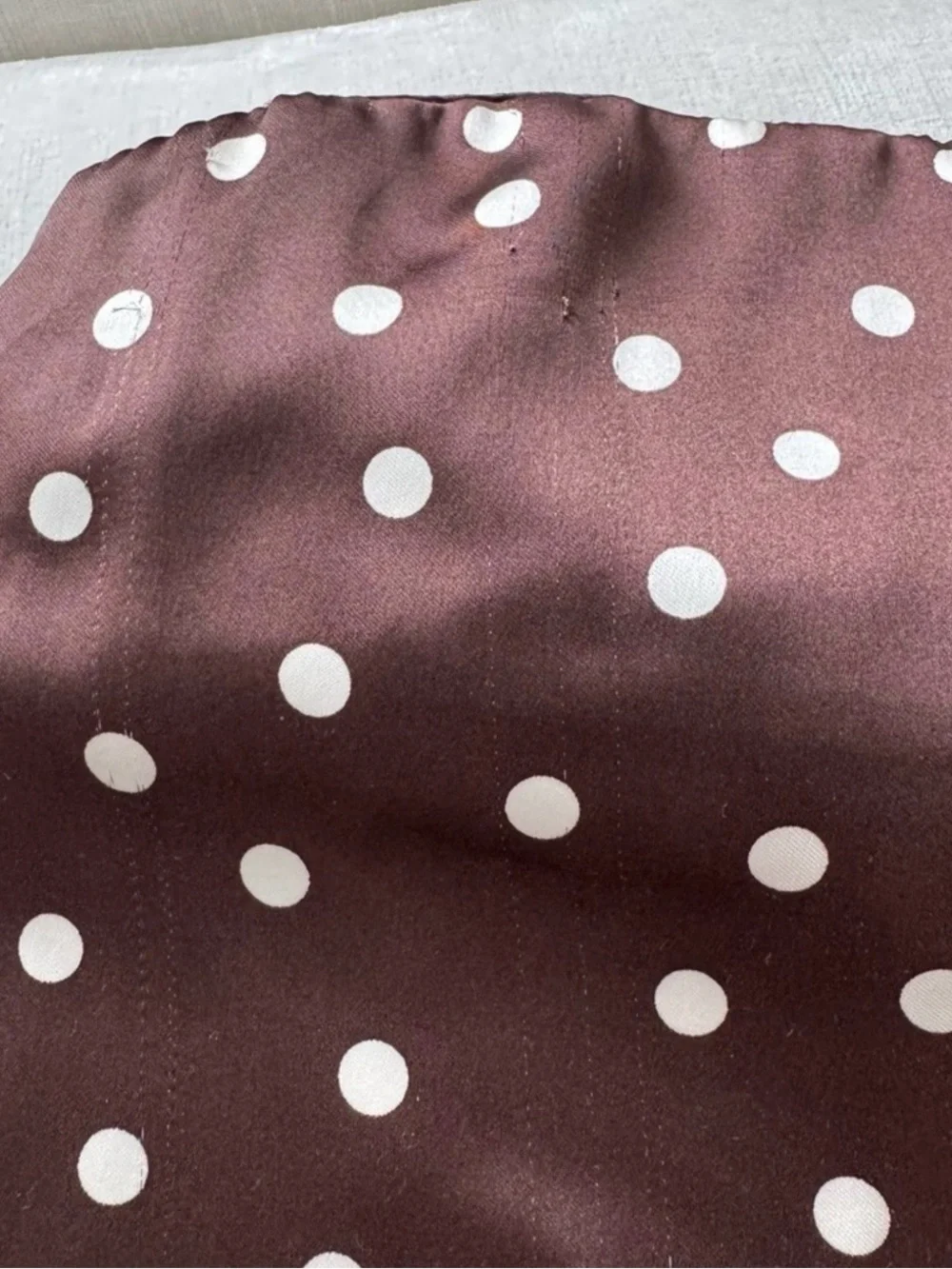 Zara | Tops | Zara Brown Polka Dot Strapless Top | Poshmark